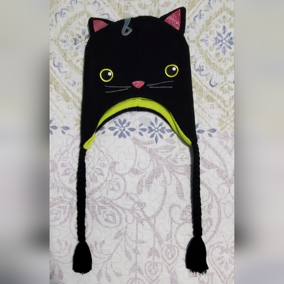 Accessories | Cat Knitted Hat With Braids | Poshmark